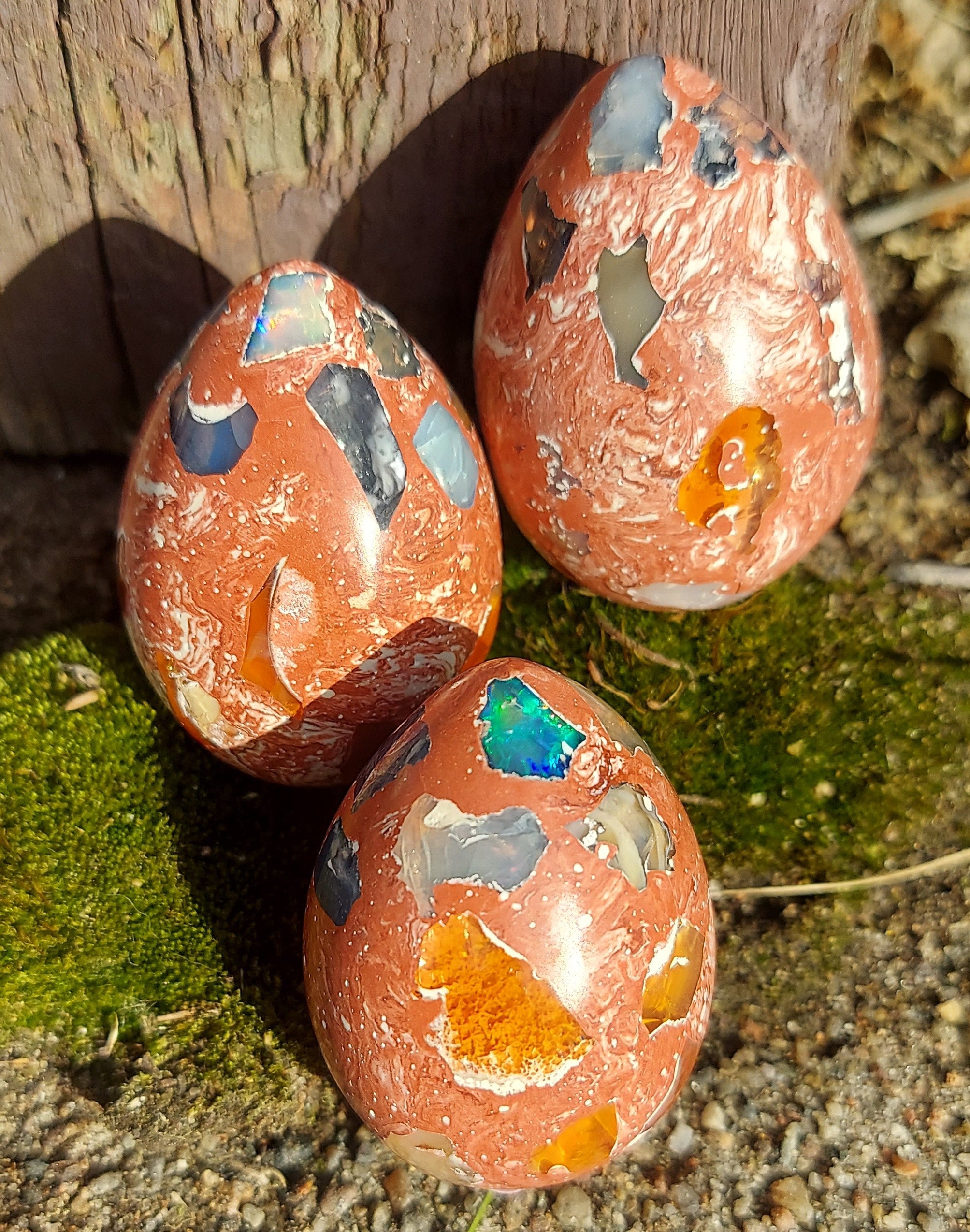 mexican matrix fire opal